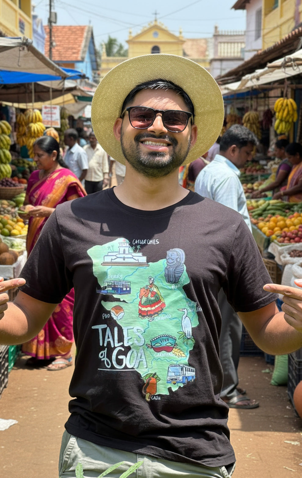 Tales of Goa T-Shirt – Oipatrao | Pratik Joshi | Goan Culture Tee ...